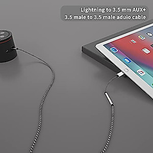 Aux Cord for iPhone, [Apple Mfi Certified] 3-in-1 iPhone Headphones Jack iPhone to car 3.5mm Aux Cord, Lightning to aux Adapter Compatible with iPhone 14/14Pro/13/13 Pro/13 Pro Max/12/12 Pro Max/11