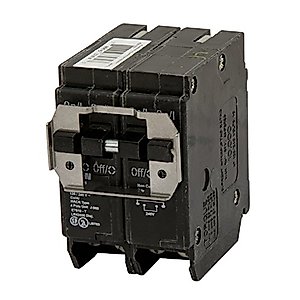 Eaton BQ220250 Breaker, 20/50A, 2P, 120/240V, 10 kAIC, CTL Quad, BR Series
