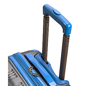 Rockland London Hardside Expandable Luggage with Spinner Wheels, Grey, Carry-On 20-Inch