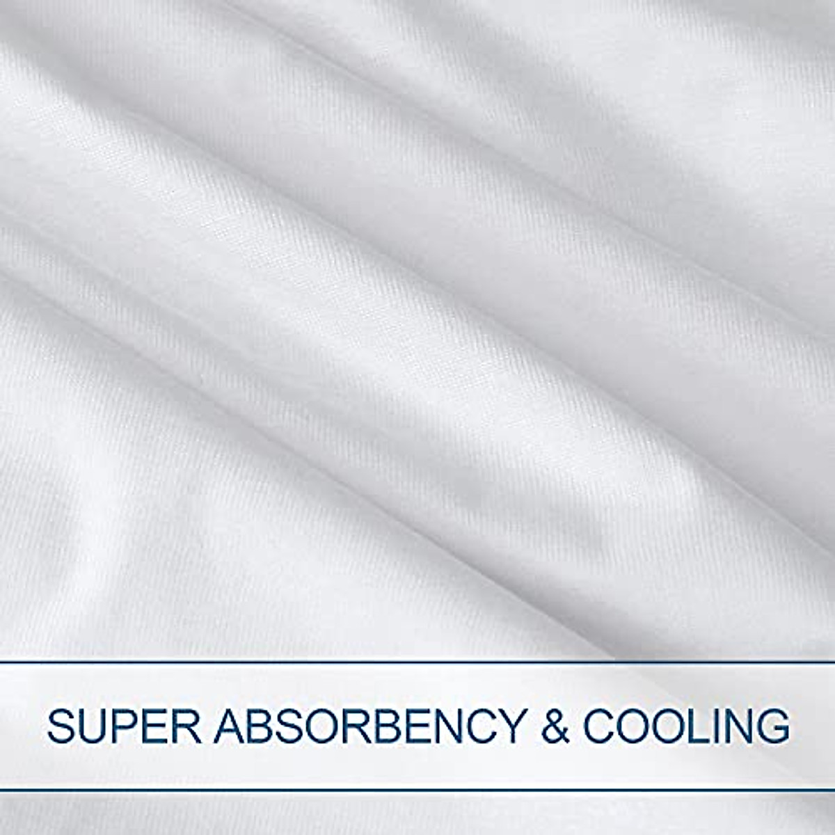 Pillow Protectors Pillow Cases Queen 2 Pack 100% Waterproof Tencel Silk Soft & Skin Friendly with Hidden Zipper Encasement Covers for Queen Size Pillows, Machine Washable