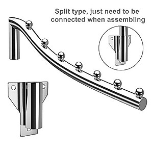 Folding Wall Mount Clothes Hanger, Laundry Hanger Dryer Rack Foldable, Swing Arm Wall Mount Clothes Rack Coat Hook Clothing Hanging System Great for Bathrooms, Balconies, Wardrobes, Kitchen, 1 PCS