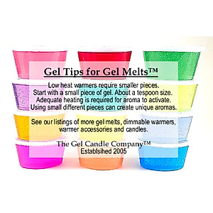 Harvest Set Of 3 Aroma Gel Melts™ BLACK RASPBERRY VANILA, CREAMY VANILLA, AND WARM VANILLA SUGAR Gel Wax For Warmers And Burners By The Gel Candle Company PEEL, MELT AND ENJOY