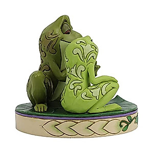 Enesco Disney Traditions Collection by Jim Shore The Princess and The Frog Tiana and Naveen Figurine- Resin Hand Crafted Painted Collectible Disney Figurines Decorative Home Decor Statue, 4.5 Inch