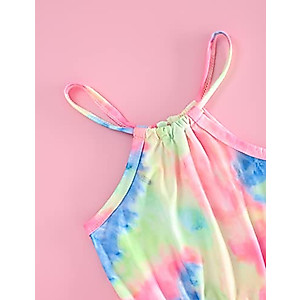 Toddler Baby Girls Clothes Strap Sleeveless One Piece Halter Romper Casual Summer Jumpsuit