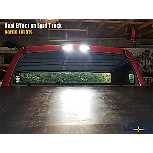 LIGHSTA 9PCS Super Bright White LED Interior Light Kit Package for Ford F150 2009 2010 2011 2012 2013 2014 + Cargo Lights + License Plate Lights and Install Tool