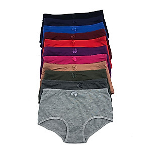 Iheyi 6 pieces Underwear Basic Women Bikini Panty S-XL (2XL)