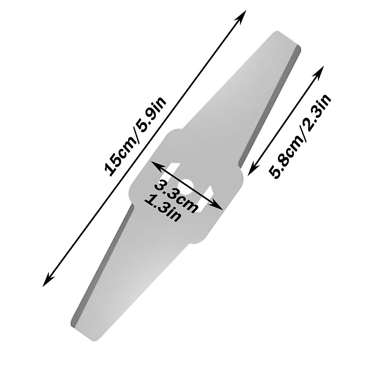 Metal Lawn Mower Saw Blade Head Replacement,4 Pcs Electric Grass Trimmer Blade Edger Lawn Tool,Brush Cutter Metal Lawn Cutter Rotary Weed Brush Blades Cordless Weed Wacker Razor Trimmer Head