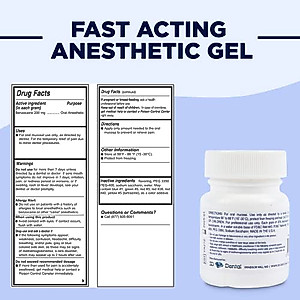 The Essentials Dynamic Dental Candi Caine, Topical Anesthetic Gel, 1 oz, Mint Flavor