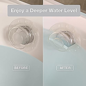 Danco 12078 Bathtub Overflow Drain Cover, Clear