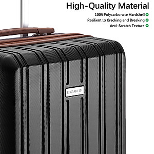 BOSTANTEN 20 inch Carry On Luggage Airline Approved ＆ Genuine Leather 15.6 inch Laptop Backpack Casual Backpack Travel Bag