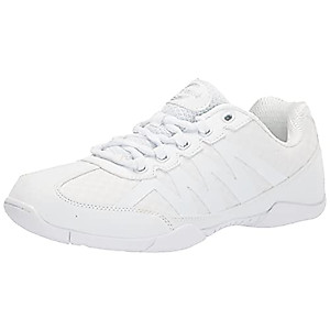 chassé Apex Cheerleading Shoes - White Cheer Shoes for Women (White, Size 7 Adult)