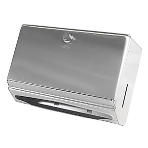 Bobrick Surface-Mounted Paper Towel Dispenser, 10.75 X 4 X 7.13, Stainless Steel