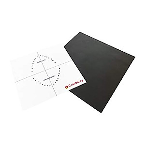 Cranberry USA Cranberry CR8466 Carbon Dental Dam Non-Latex Powder-Free, Spearmint Scented, 6x6, Dark Grey (Pack of 15)