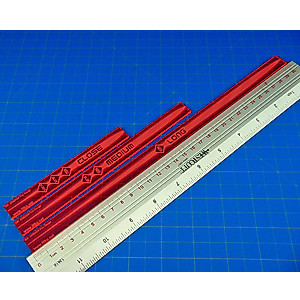 LITKO Multi Range Gauge Set | Long | Close | Medium | Compatible with Star Wars: Armada | 3 Pack (Fluorescent Blue)