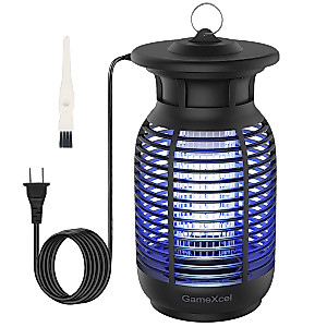 Bug Zapper Electric Mosquito Zapper Mosquito Killer Outdoor and Indoor Insect Fly Traps UV Insect Catcher Insect Killer Gnats Pest Attractant Trap for Home Patio Backyard Round