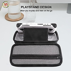 JDDWIN for Steam Deck ROG Ally Carrying Case Compitable with ASUS ROG Ally Carry Bag & Gaming Handheld & accessories,Portable Hard Case for Travel and Storage