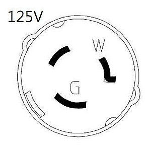 Parkworld 60042 Marine Shore Power 50 AMP 125 Volt Splitter. NEMA SS1-50P Male Plug to (2) SS1-50R Female Connector