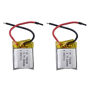 sea jump 2PCS 3.7V 220mah Lithium Battery for HS190 901HS 901S 901H X300C LF606 SG800 S9 SYMA S107 S107G S108G S109G Mini Quadcopter Accessories Remote Control Drone Battery