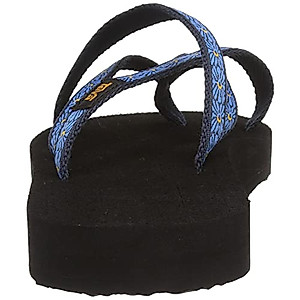 Teva Women's Olowahu Sandal, Flower Loom Navy, 8