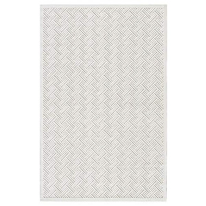 Jaipur Living Thatch 5' x 7'6" Power-Loomed Texture-Rich Geometric Area Rug, White