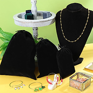 Junkin 18 Pcs Toy Storage Adult Foldable Ditty Bag Multi Purpose Cinch Pouch Camping Bags Adjustable Drawstring Bags Microfiber Pouch Stuff Sack for Home Storage Travel (3 Sizes)