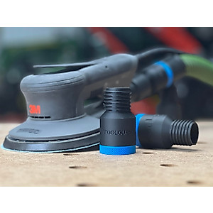 ToolCurve's Hose Adapter Compatible with Festool 27mm Hose to 3m Xtract Sander