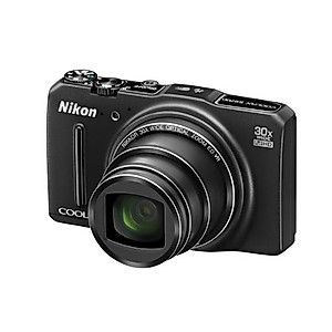 Nikon COOLPIX S9700 16.0 MP Wi-Fi Digital Camera with 30x Zoom NIKKOR Lens, GPS, and Full HD 1080p Video (Black) (Renewed)