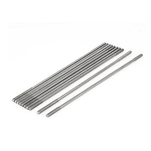 uxcell M4x180mm 304 Stainless Steel Double End Threaded Stud Screw Bolt 10pcs