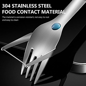 UPKOCH Vegetable Slicer Household Gadgets Stainless Steel Watermelon Slicer Fork: Watermelon Cutter Fruit Cutting Fork Vegetable Corer Cuber Carving Tool for Melon Home Tools Veggie Slicer