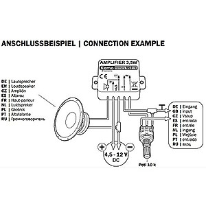 Kemo M031N 3.5 Watt Universal Mono Amplifier Module