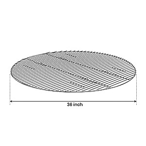 onlyfire BBQ Solid Stainless Steel Rod Foldable Cooking Grates for Grill, Fire Pit, 36-inch