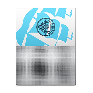 Head Case Designs Officially Licensed Manchester City Man City FC Badge Ship Logo Art Vinyl Sticker Gaming Skin Decal Cover Compatible With Xbox One S Console and Controller Bundle