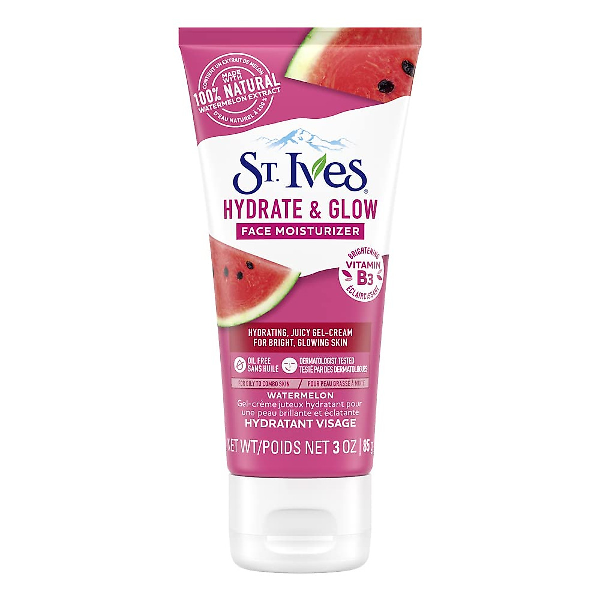 St. Ives Hydrate & Glow Face Moisturizer Watermelon 3 Ounce