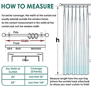 TWOPAGES Beige White Pinch Pleated Curtains 108 Inches Loong Cotton Curtains for Living Room Kithchen Window Light Filtering Lightweight Cotton Canvas Curtains (2 Panels, 26W x 108L)