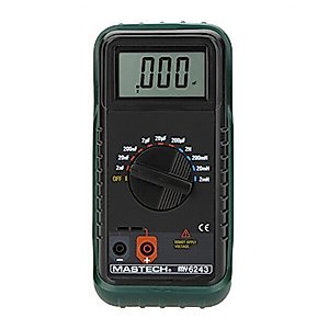 MY68 Portable Digital LC Meter Capacitance Meter Capacitor Inductance Meter Tester-Golden Blue