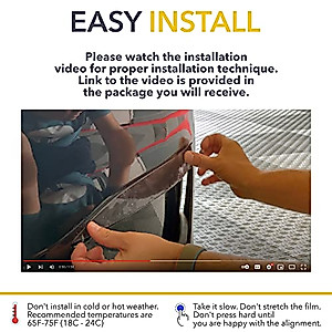 TWRAPS Fog Lights Clear Protection Film (PPF) for Tesla Model S/Model X (Plaid & Long Range, Refresh) 10mil