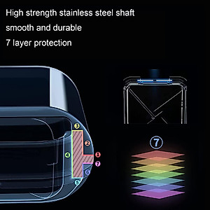 whoobell Retainer Case, Cute Retainer Case with Slim, Night Mouth Guard Case with Lid Hinge, Large Aligner Case, Inner Size 2.56, 2.36, 0.79inch（1pack