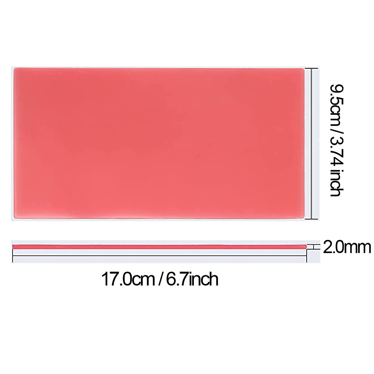 17Pcs Red Dental Wax Sheets, Base Plate Wax for Dentist, 1.3/2mm Thickness Casting Modeling Wax Sheets Supply for Modelling/Filling Oral Care,Denture Lab Equipment (480g)