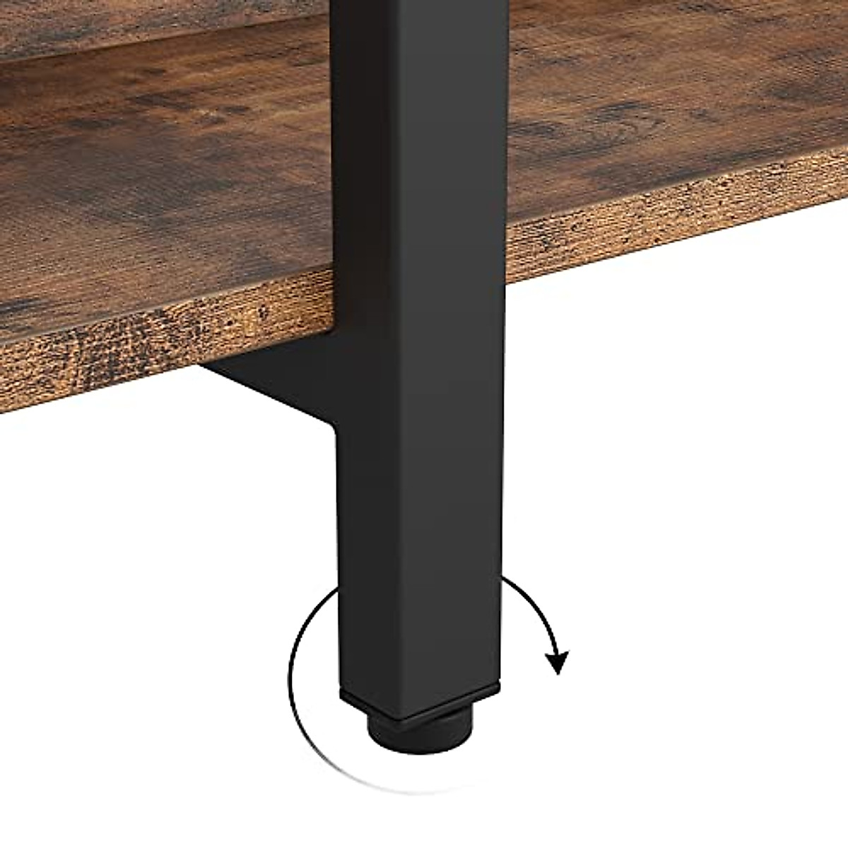 IRONCK Industrial Bookshelf and Bookcase 5 Tiers Large Triple Wide Display Shelf with Storage for Living Room Home Office