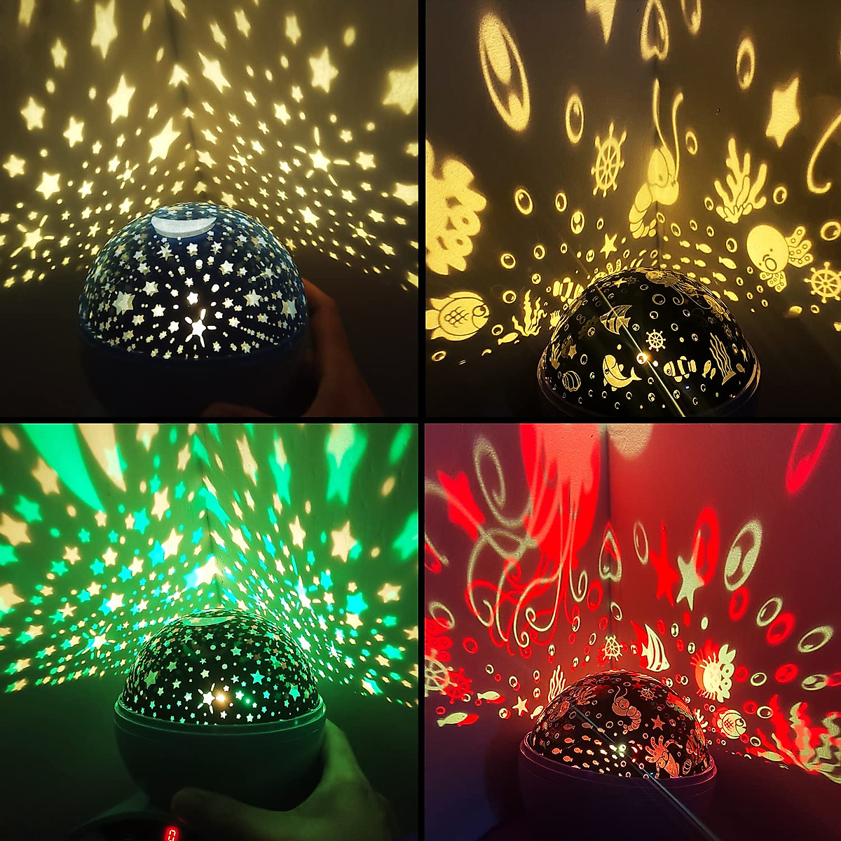 Night Light Star Projector for Bedroom,Gifts for 10 Years Old Girl,Glow in The Dark Stars,LED Lamp Star Light Projector for Kids Baby,Rotation Lamp with Timer Remote and Chargeable,Room Ceiling Decor