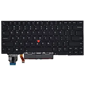 Replacement Keyboard for Lenovo ThinkPad X1 Carbon Gen 7th 2019, ThinkPad X1 Carbon Gen 8th 2020 Laptop, ThinkPad X1 Yoga Gen 4 2019 & X1 Yoga Gen 5 2020 with Backlit US Layout