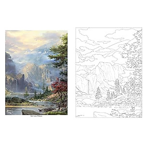 Thomas Kinkade Studios Inspired Destinations: A Coloring Book for Travelers