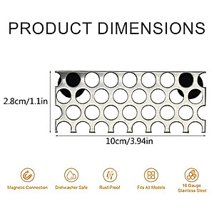 Food Mesh Screen for Black Stone Griddle Accessories Block Food from Falling Into Rear Greases Trap Cup Tray Universal Grilling Mesh Mat