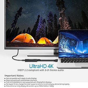 gofanco HDMI 2.0 to USB C Converter (HDMI to USB-C Monitor) – Compatible with Xreal, Rokid Air/Max, VITURE One, RayNeo, Portable Monitor, laptops, Switch, ROG Ally, Steam Deck, PS4/5, Xbox(HDMIUSBC)