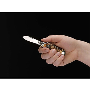 Boker 110182HH Boxer Camp Pocket Knife with 2.5 in. Blade, Stag