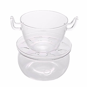 NUOBESTY 1 Set Chocolate Candies Metal Cheese Melting Pan Fondue Chocolate Stainless Steel Cooking Utensils Steel Double Boiler Chocolate Melting Pot Mini Chocolates Glass Milk Powder Can