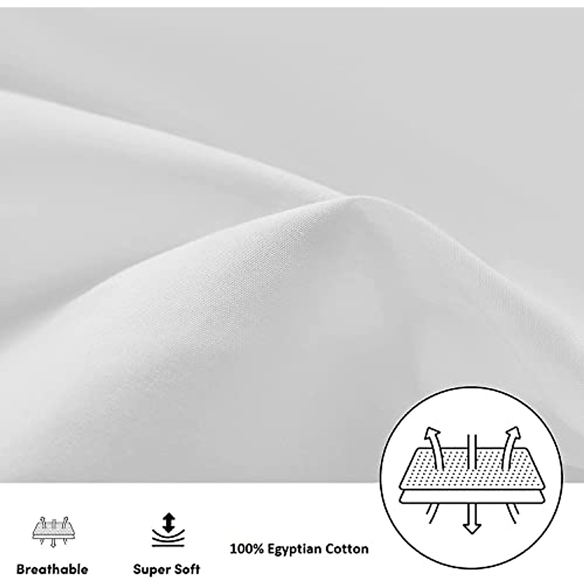 Hriksh Travel Pillow Case 12x18 Size Pack of 2 Pieces 100% Egyptian Cotton Zipper Closure 500 Thread Count Toddler Pillowcase Fits Up to 12x18, 12x16 or 11x15 White