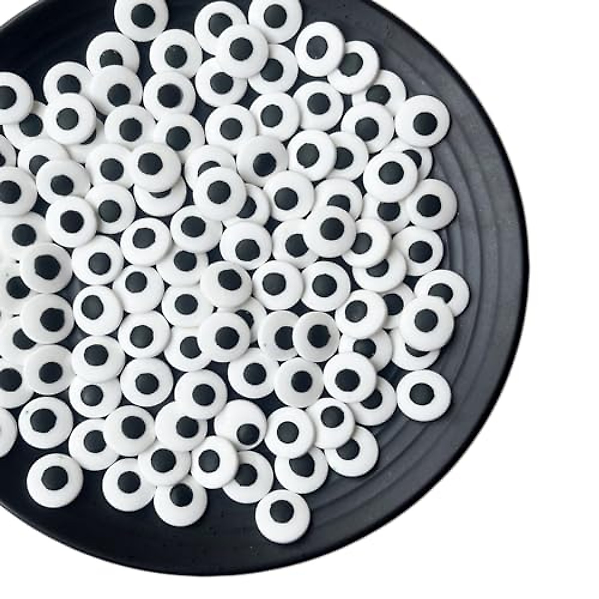 Weraru Big Candy Eyeballs Eye Ball Sweets Cake Cupcake Toppers Cookie Dessert Sprinkles Decorations for Birthday Party Supplies 4.2Ounce