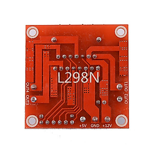 DAOKI 5 PCS L298N Motor Drive Controller Board DC Dual H-Bridge Robot Stepper Motor Control and Drives Module for Arduino Smart Car Power UNO MEGA R3 Mega2560