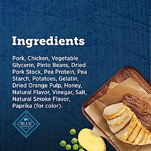 Blue Buffalo True Chews Dog Treats, Made in the USA with Natural Ingredients, Pork and Chicken Sausage Recipe, 14-oz Bag